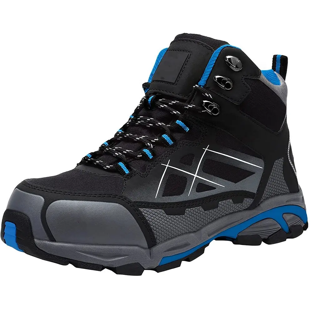 Steel Toe Boots Mens Outdoor Work Boots Safety Working Shoes ...
