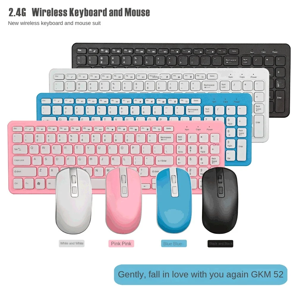 Original Factory Mini Wireless Keycaps Keyboard And Mouse Combos Hot ...