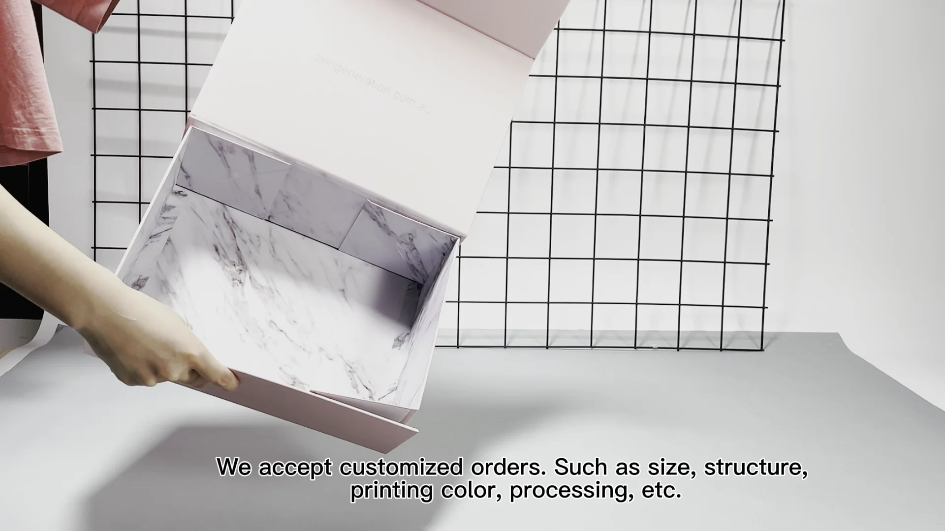 Birthday Paper Double Door Luxury Cardboard Packaging Gift Boxes Custom ...