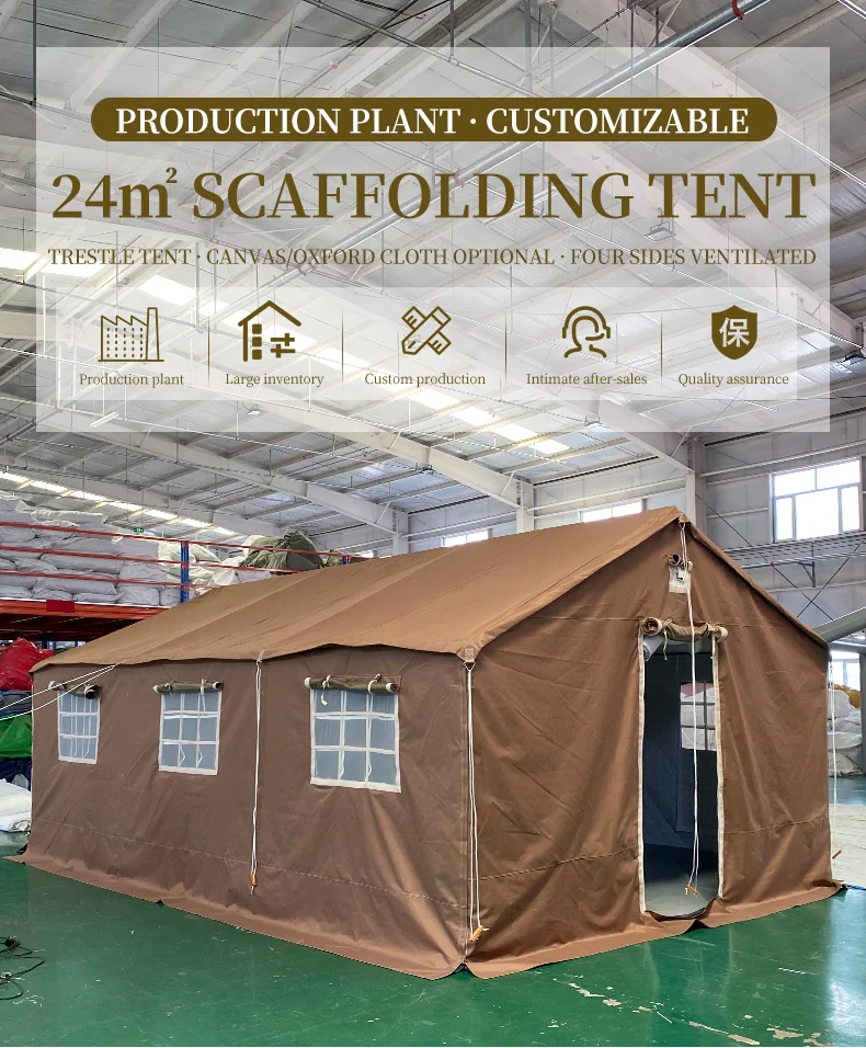 Heavy Duty Canvas Tents - Reliable Relief Tents with Frame