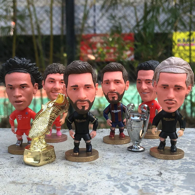 Football Players Action Figures - PVC Soccer Star Models