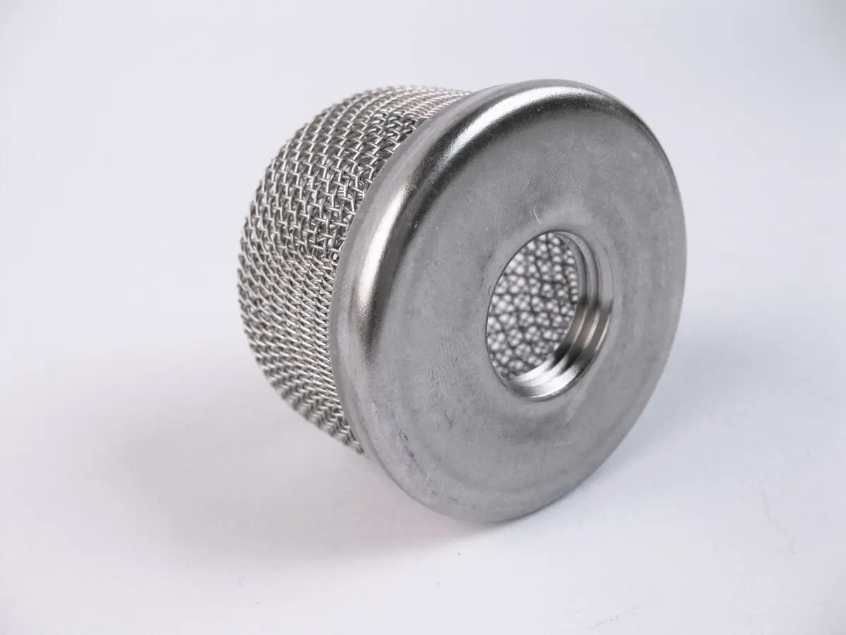 Stainless Steel 304 316 Hose Inlet Filter Inlet Suction Strainer Mesh ...