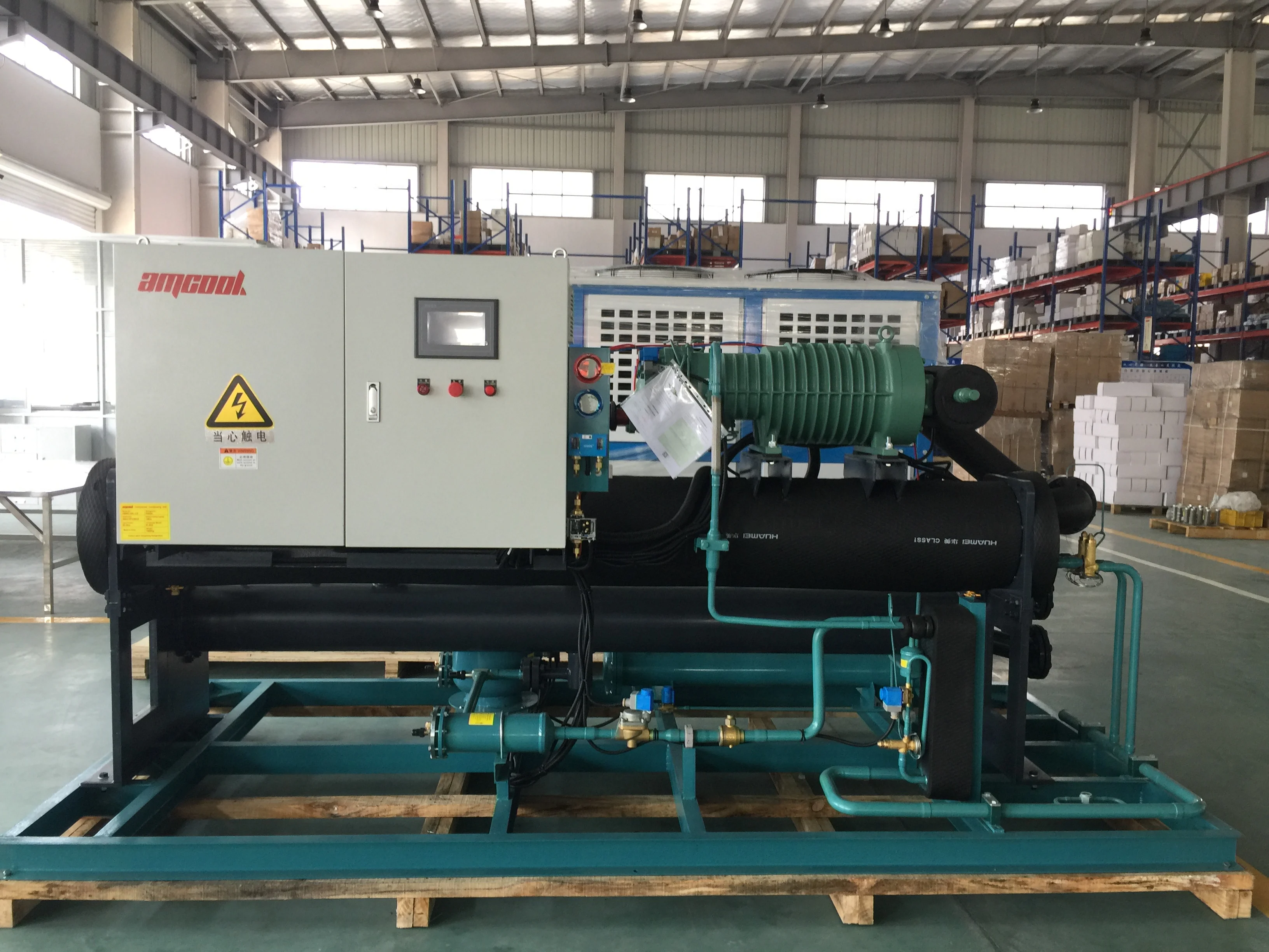 Screw Compressor Water Cooled Industrial Chiller Chilling Machine with ...