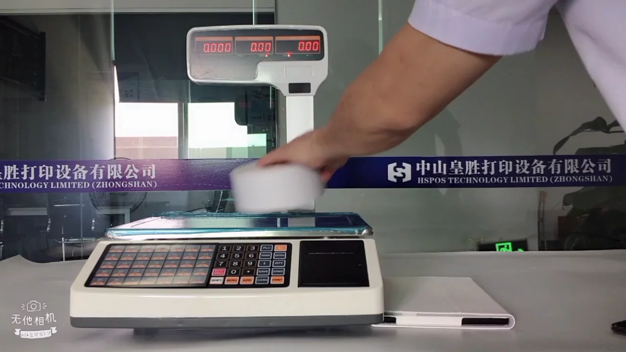 New Design Electronic Digital Weighing Scale Receipt Printing Scale ...
