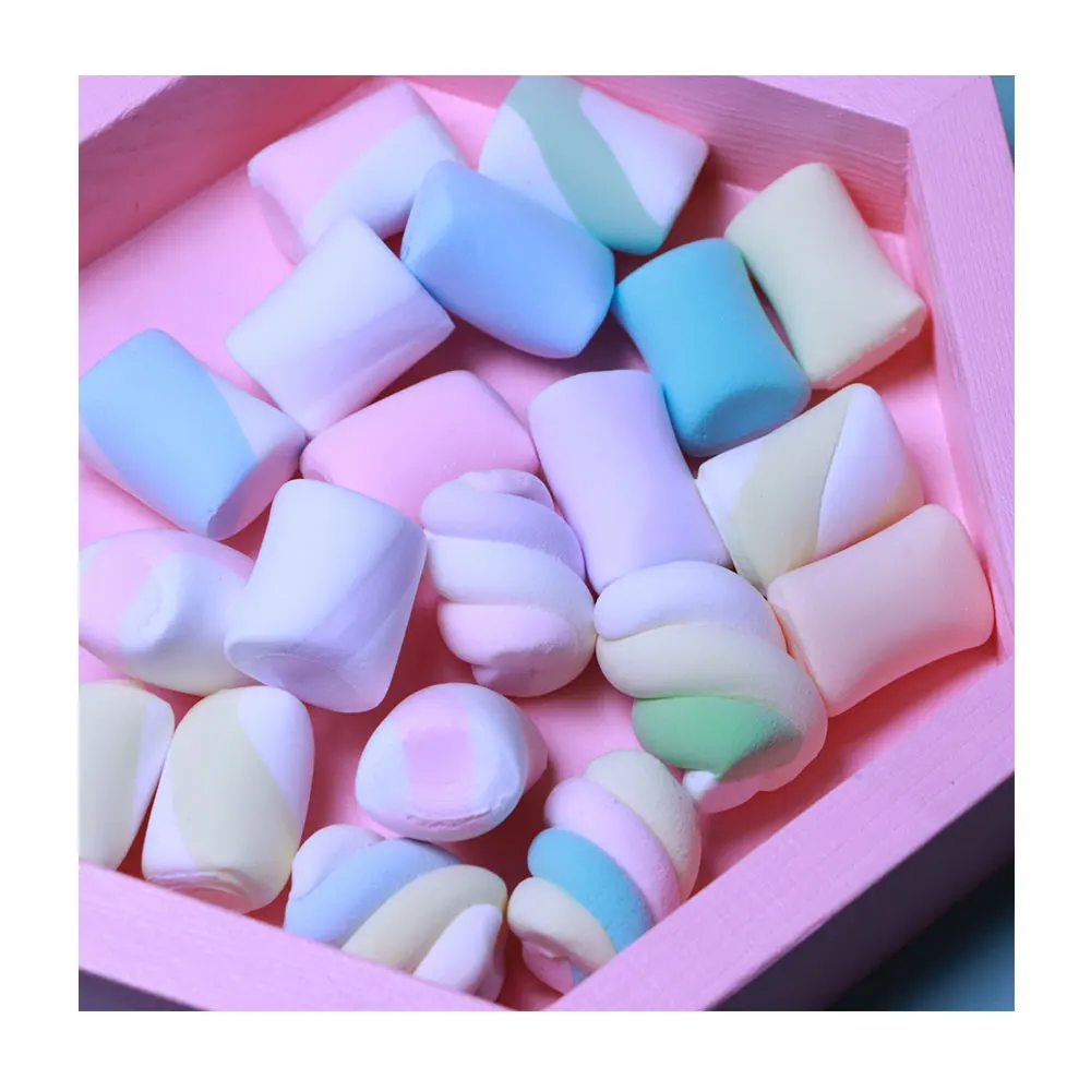 100pcs Popular Realistic Marshmallow Soft Candy Decorations
