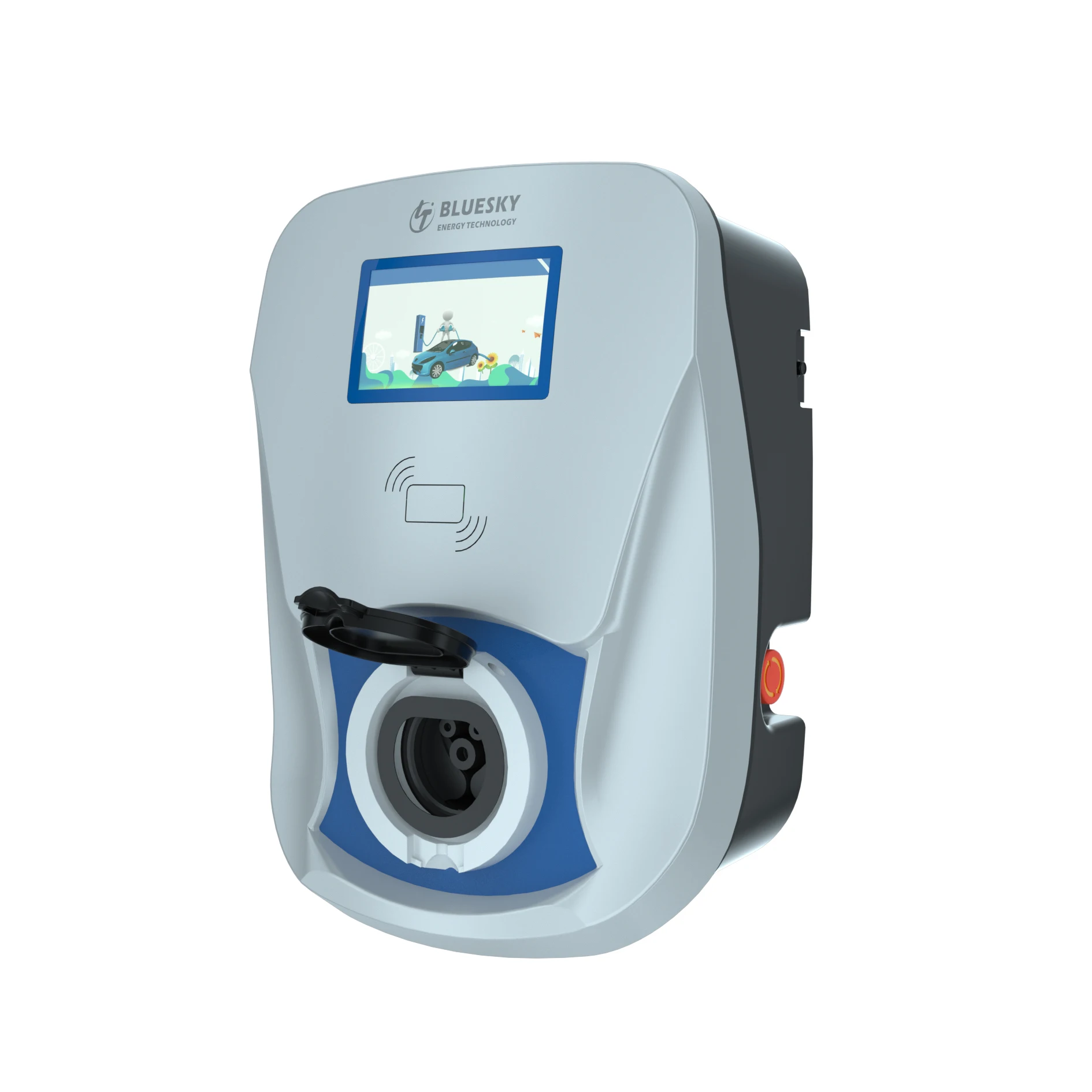 Outdoor Ev Charger 3.5kw 7kw 11kw Type 2 T2s Socket Ac Wallbox Ev ...