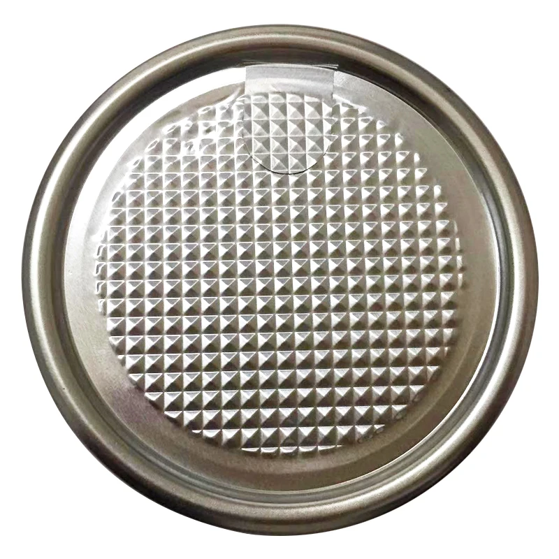 Food Grade Full Aperture Metal Aluminum Foil Easy Open Peel Off Lid For ...