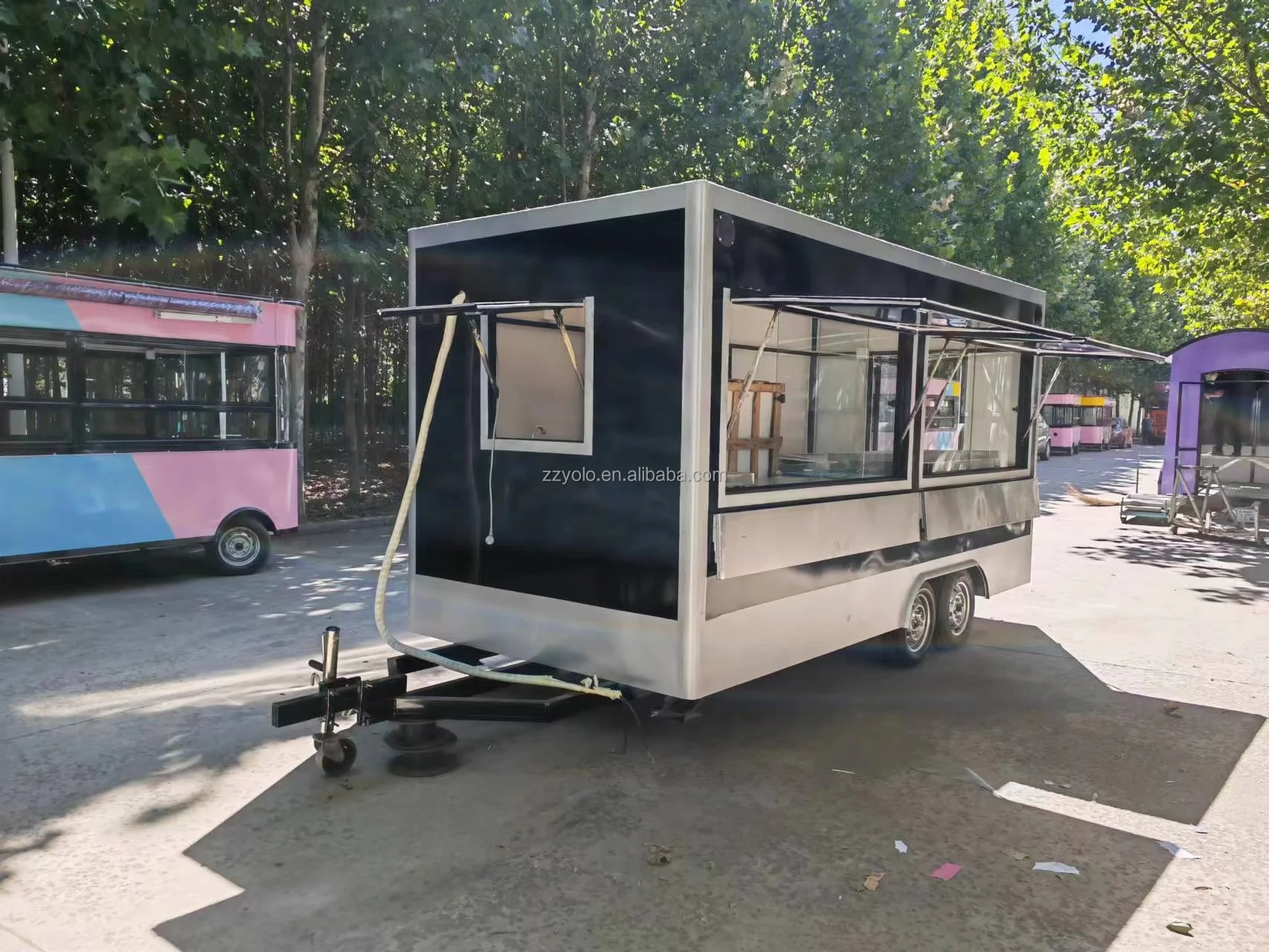 Concession Stand Trailer Mobile Kitchen Commercial Mobile Fast Food ...