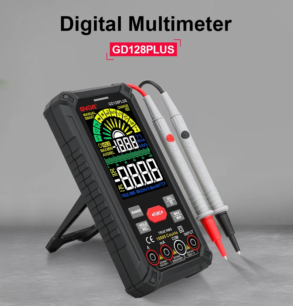 GVDA GD128PLUS - Smart Digital Multimeter with Rechargeable Battery