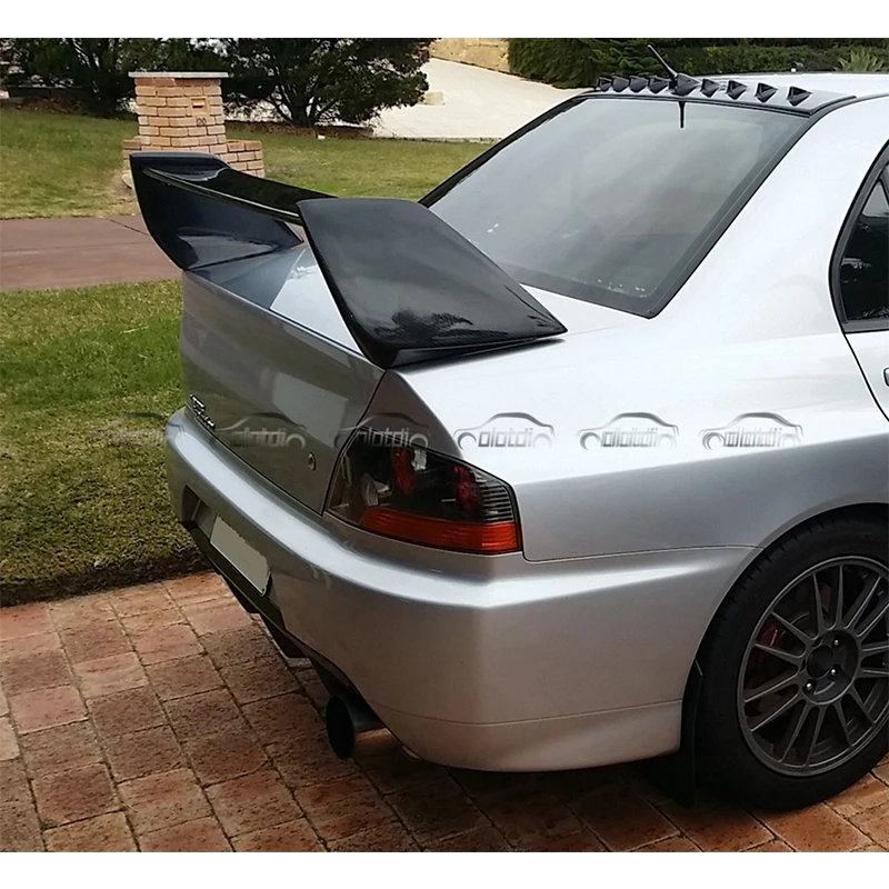 Oem Style Rear Spoiler Carbon Fiber For Evolution Evo Lancer 8 2003 ...