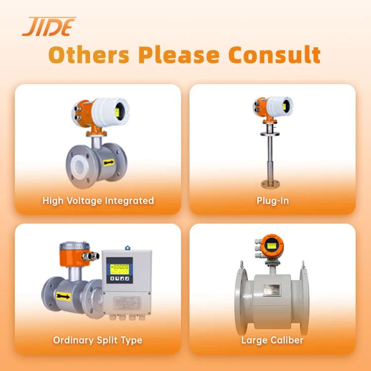 DN50-DN2000 Electric Flow Meter For Water Treatment RS485 Output Water ...