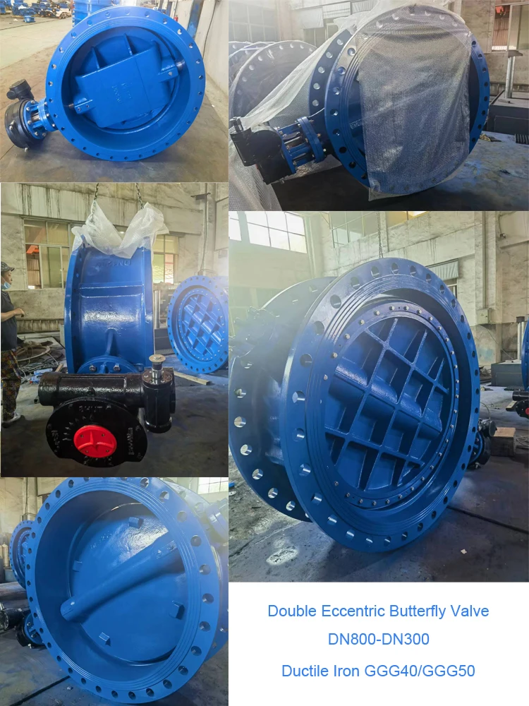 Ductile Iron Metal Seated Double Eccentric Flanged Dn800 Butterfly Valve,Pneumatic Butterfly ...