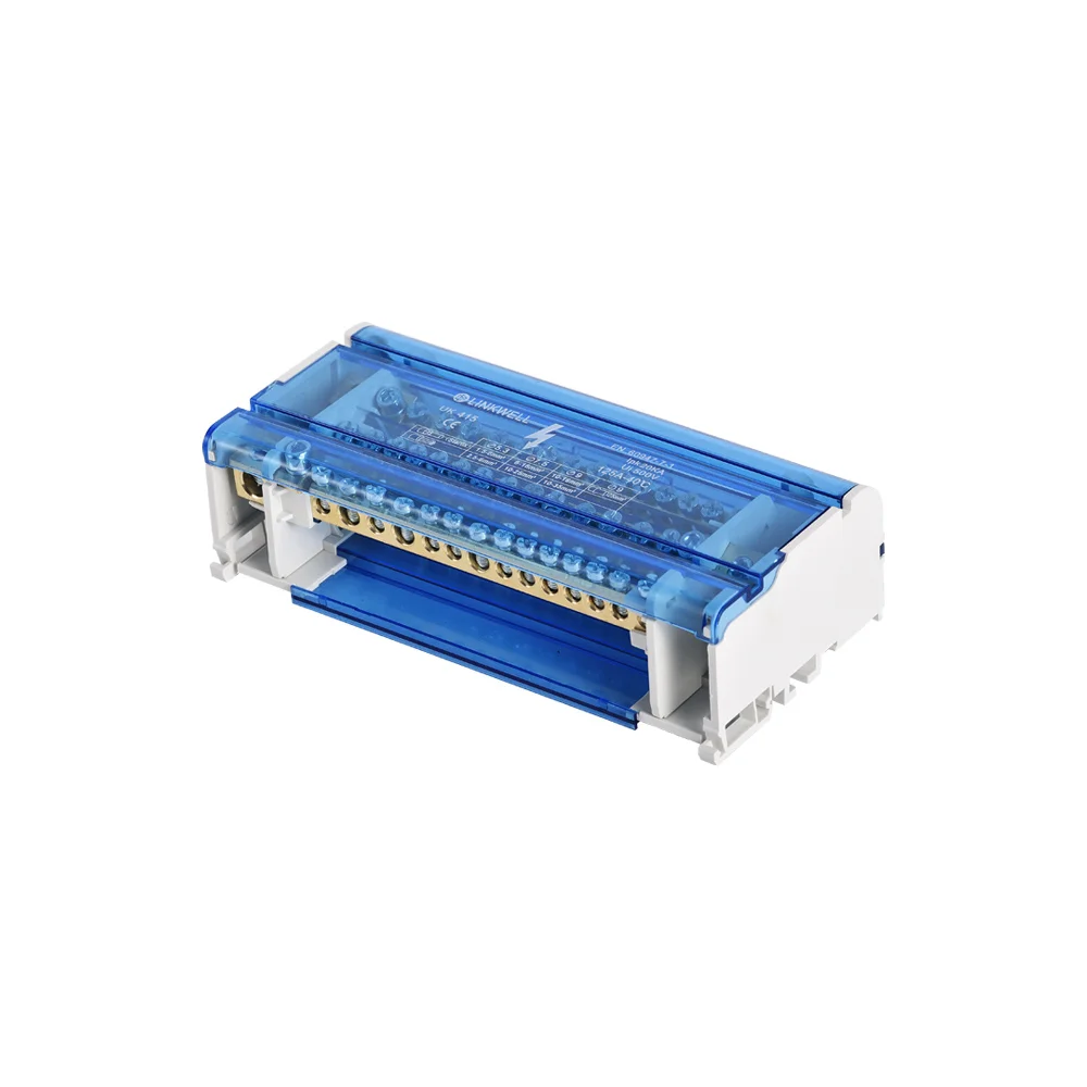 Electrical Power Distribution Terminal Block Screw 125a Connection Box ...