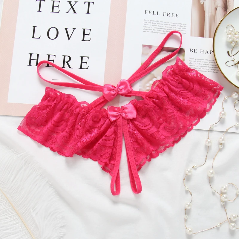 Women's Sexy Embroidered Lingerie Underwear Polyamide Everyday Shorts ...