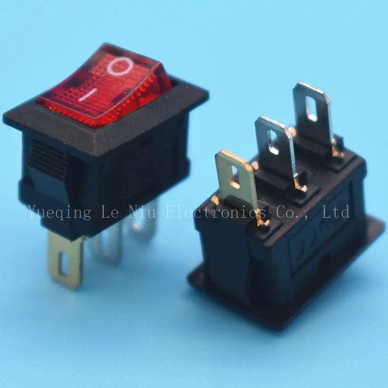 KCD11 Rocker Switch - 2 Pin, 3A, 250V, 10000 Mechanical Life