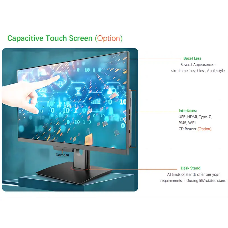 2024 Newest All in One Computer Lifting Stand Aio Pc Monitor | Itatouch