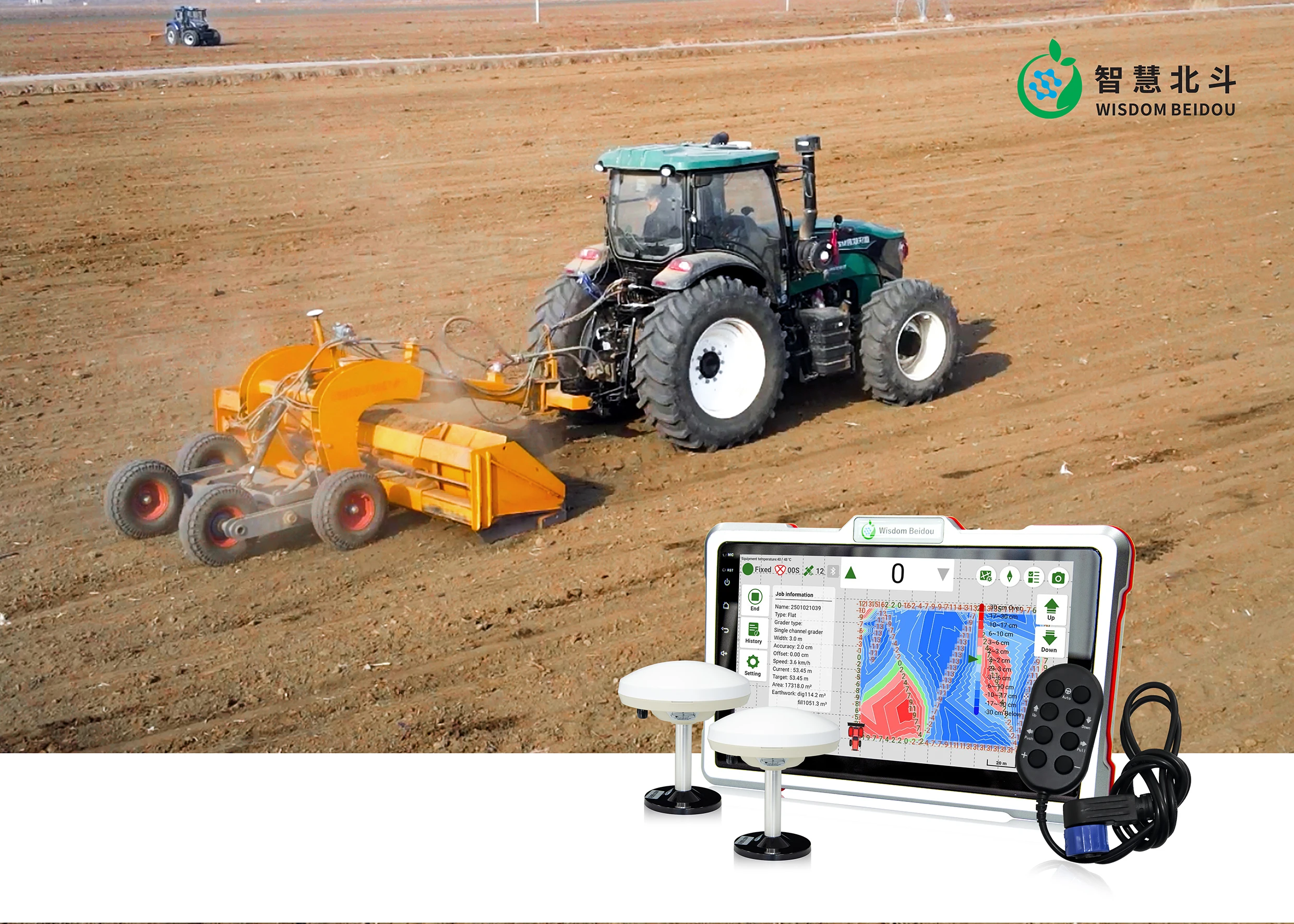 GNSS RTK Satellite Leveling System Gear Pump for Agricultural Machinery ...