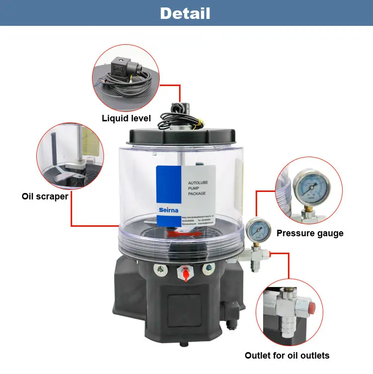 Seirna 24v Electric Lubrication Pump Grease Pump Lubrication System For ...