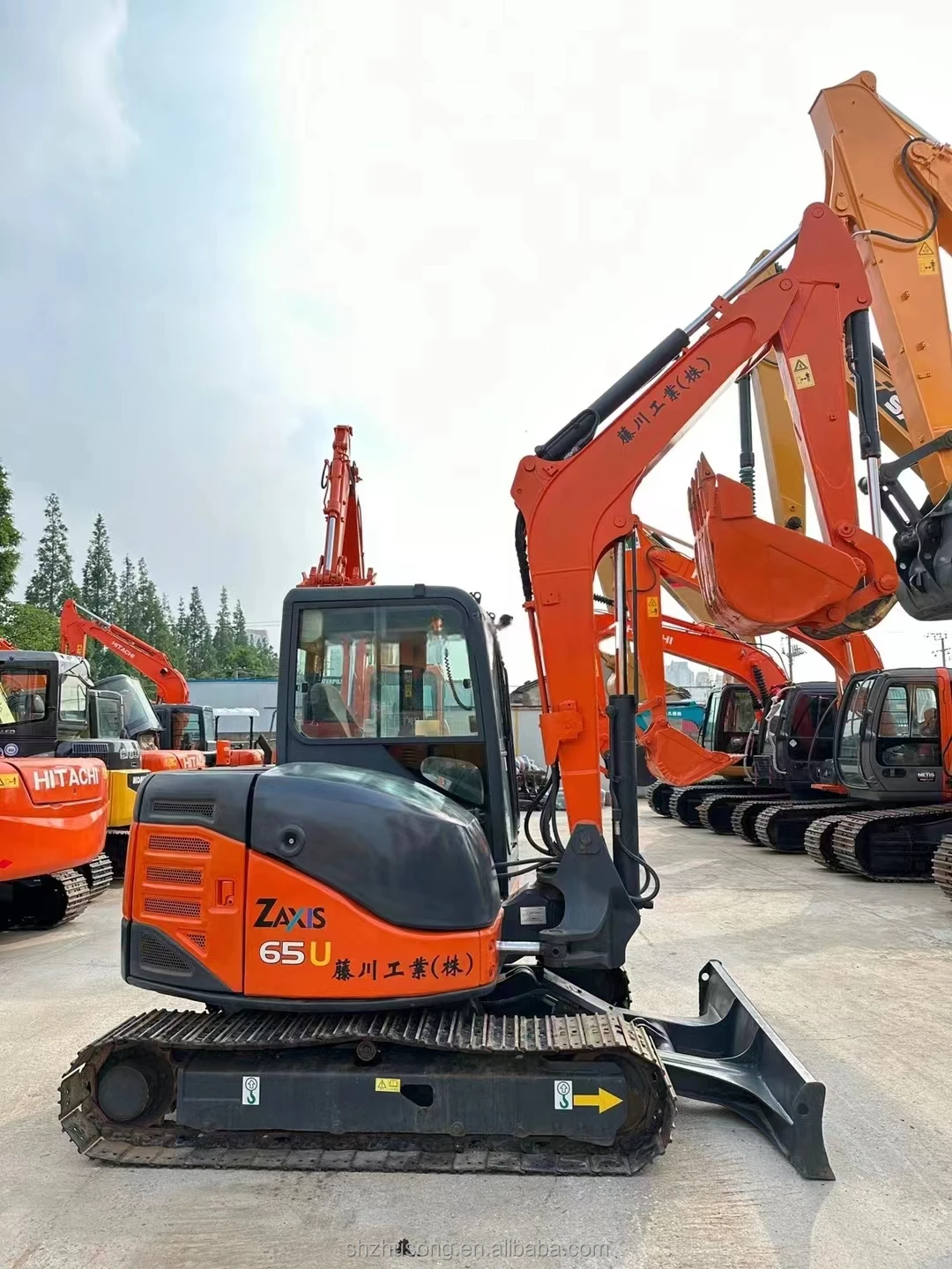 Original Used Hitachi ZX65 Excavator Used High-quality Small Excavator ...