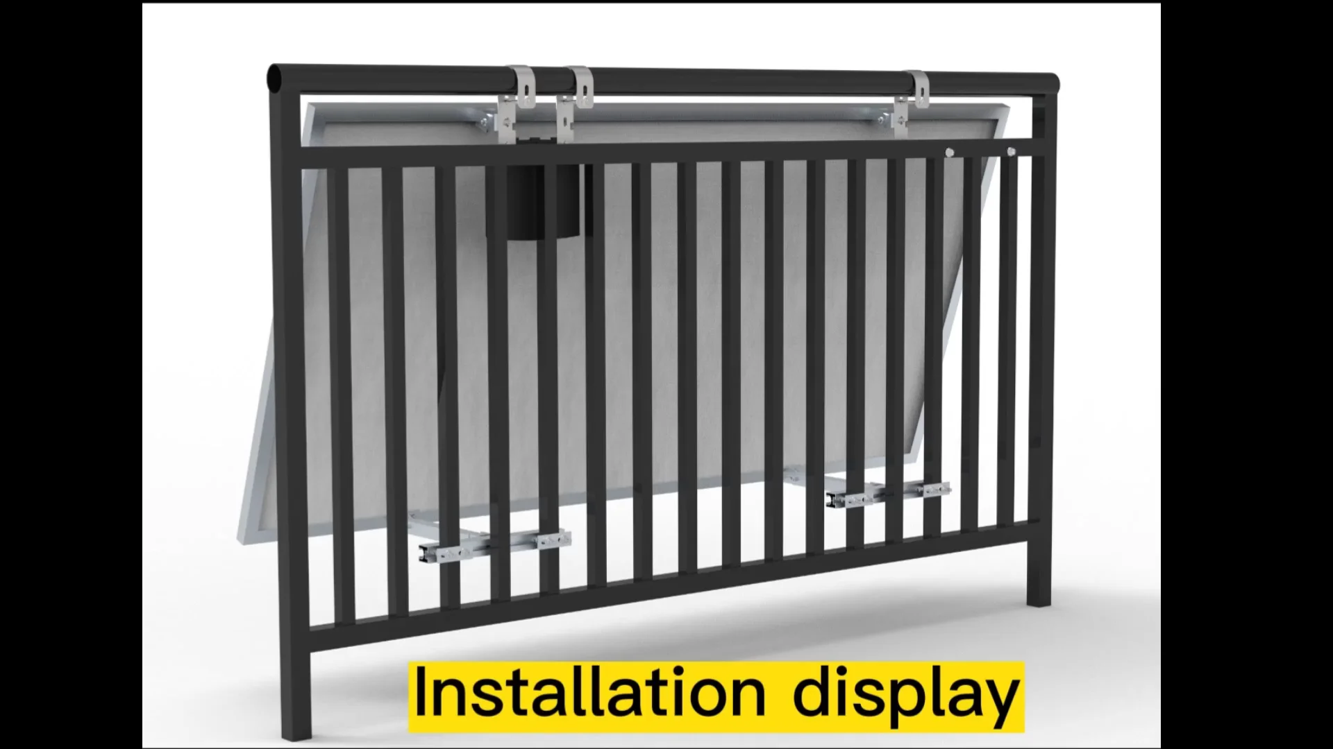 Topsun Veranda Solar Mounting System Structure Balcony Solar Mounting ...