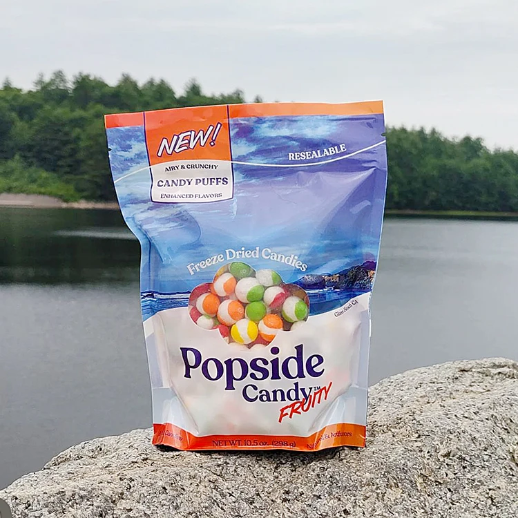 Custom Airy Crunchy Snacks Packaging Food Grade Plastics Freeze Dried ...