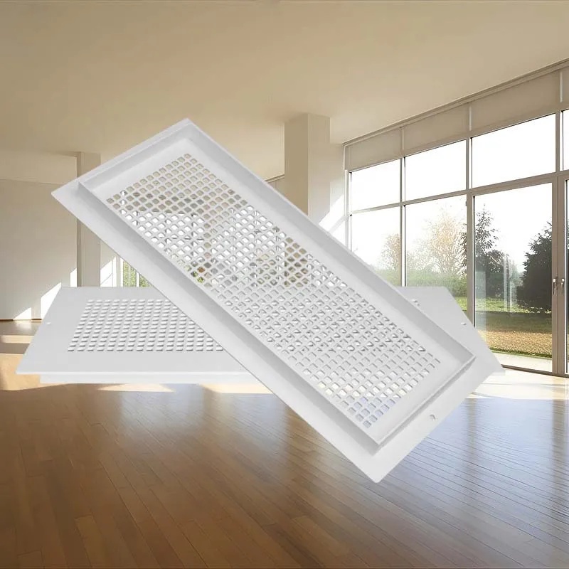 Modern White Iron Air Vent Cover for HVAC System Ventilation