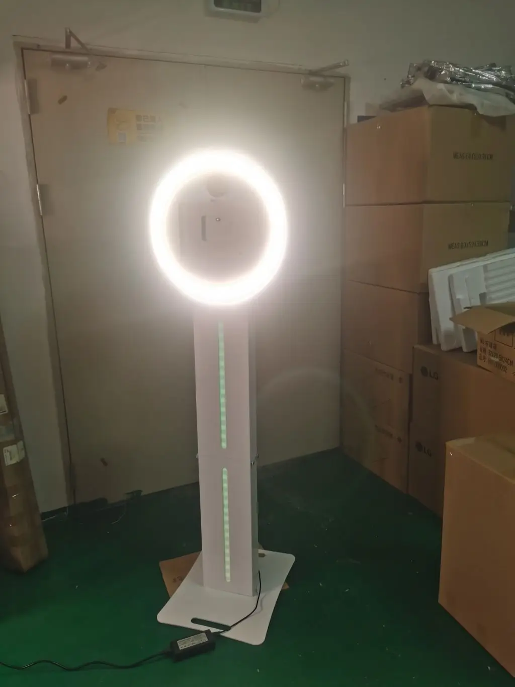 3d Ring Light Led Selfie Photo Booth Stand Photobooth Kiosk I-pad Stand ...