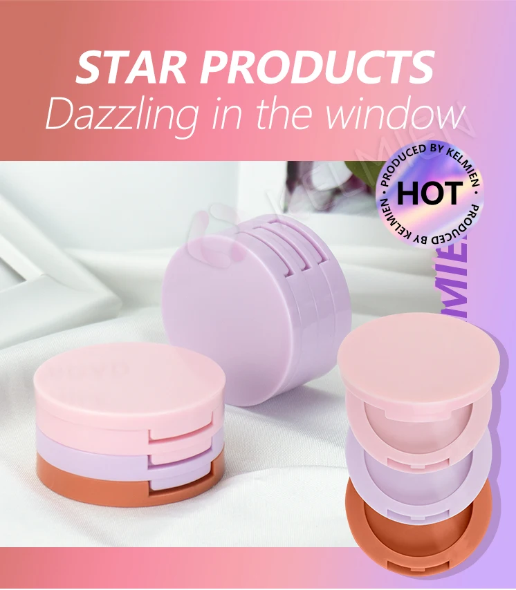 Multi Layers Pressed Powder Blush Compact case Packaging Several Layers ...