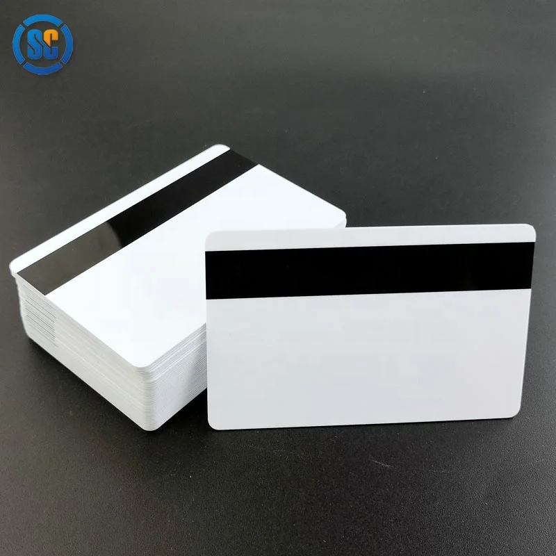 Printable Pvc Blank Magnetic Stripe Smart Card Standard Card Size Pvc ...