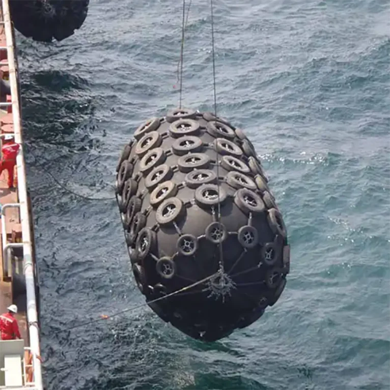 Yokohama 2x3.5m Pneumatic Inflatable Bumper Ship Rubber Fender With ...