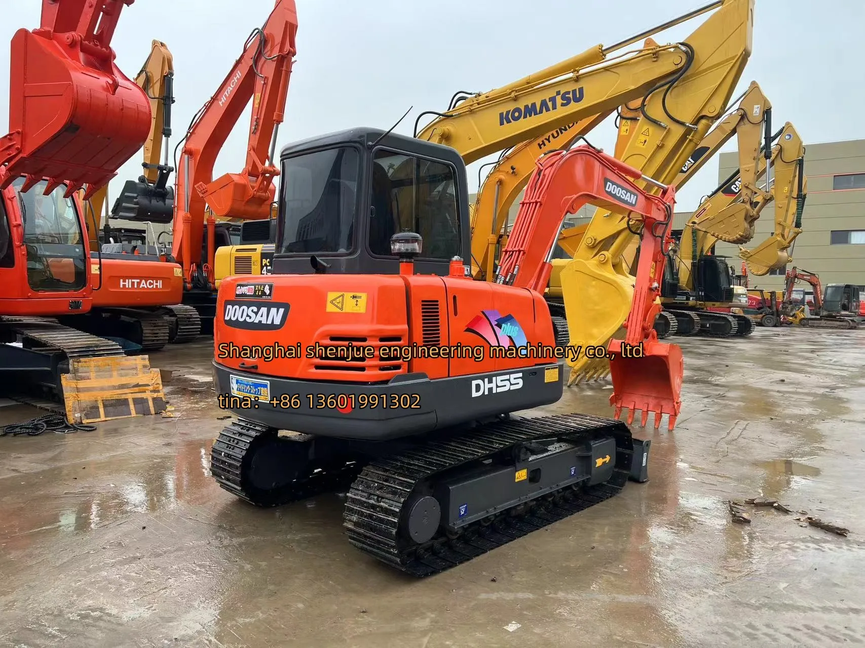 Good Condition Doosan Dh55 Doosan Dh60 Small 5ton Excavator For Sale ...