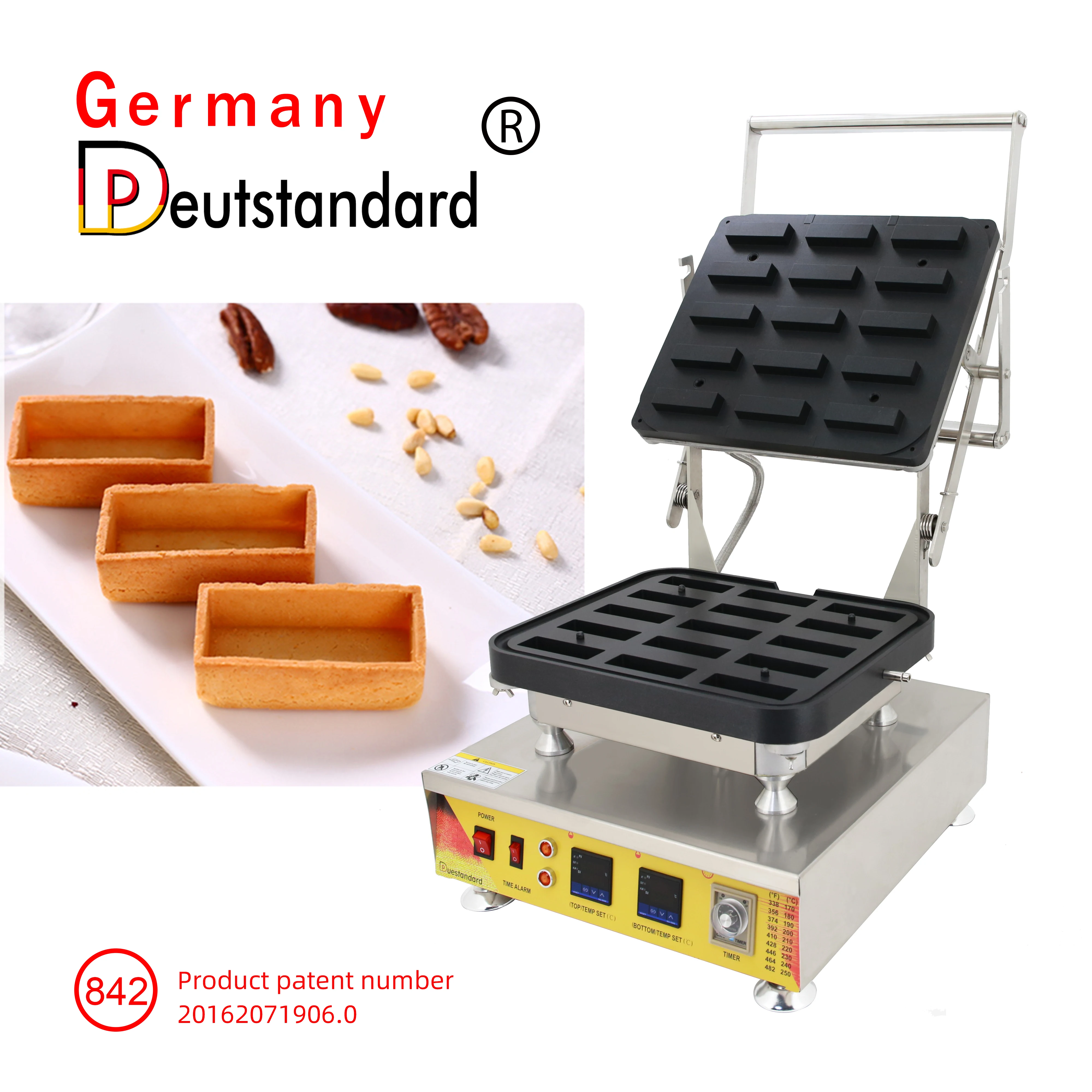Professional 220v Tart Press Machine / Waffle Making Machine / Egg Tart ...