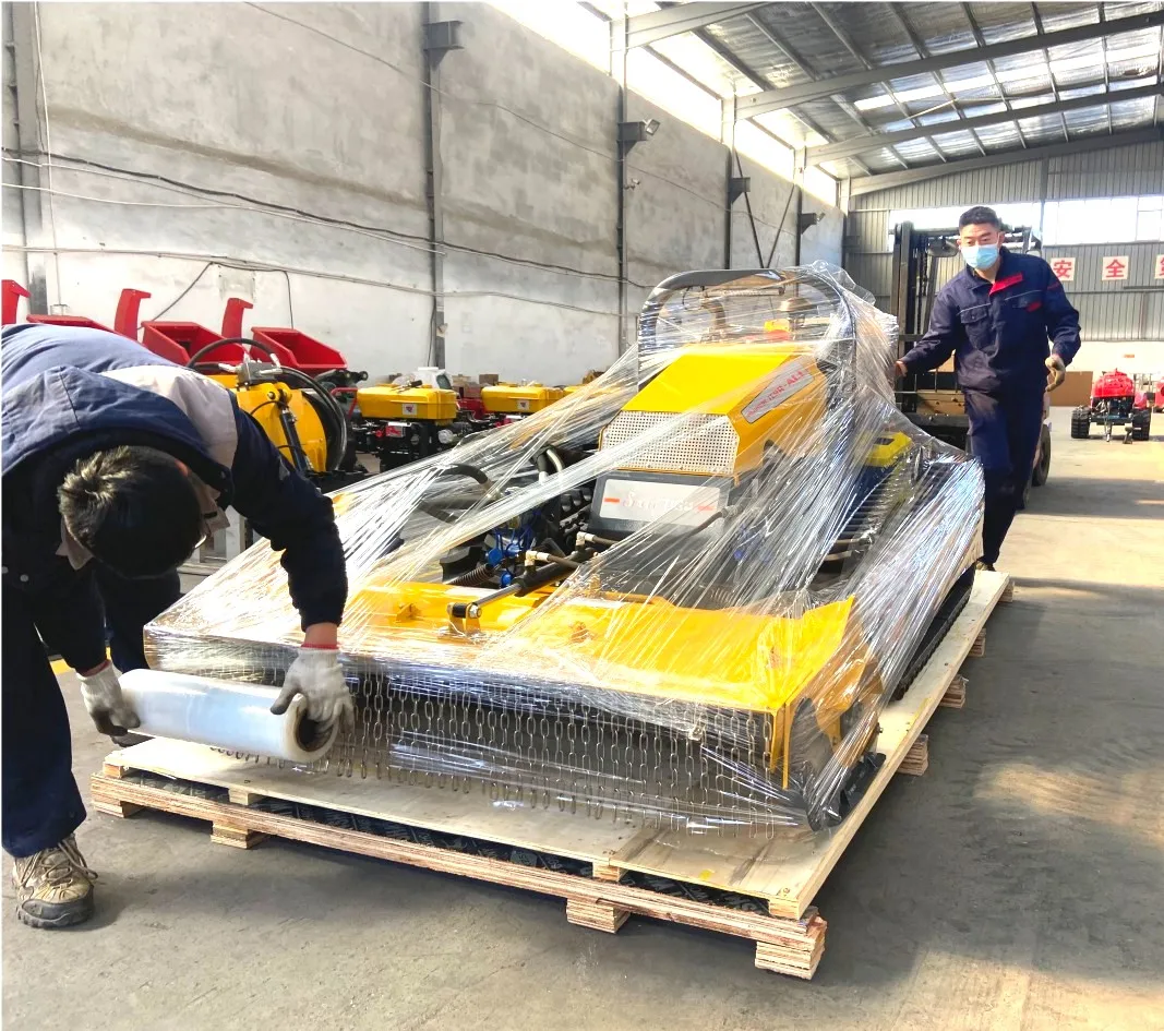 Diesel Remote Control Multifunction Crawler Machine With Mower Forestry ...