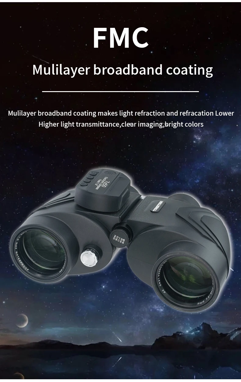 TRISTAR High Definition 7X50 Outdoor Waterproof Binoculars Large ...