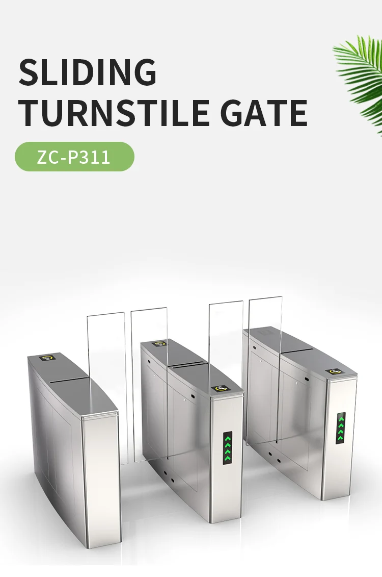 Custom Bidirectional Security Baffle Sliding Barrier Hs Code Turnstile ...