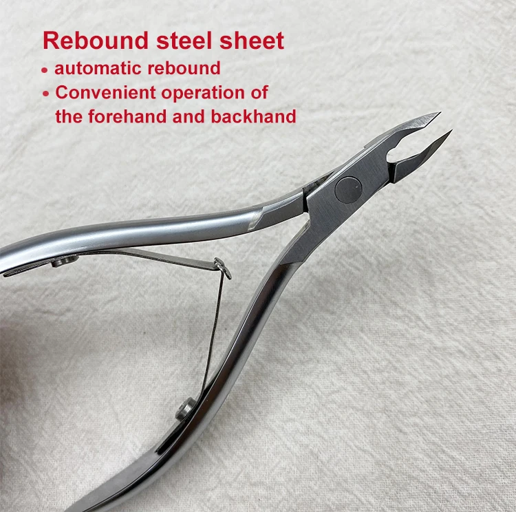 Professional Stainless Steel Cuticle Nippers for Manicure