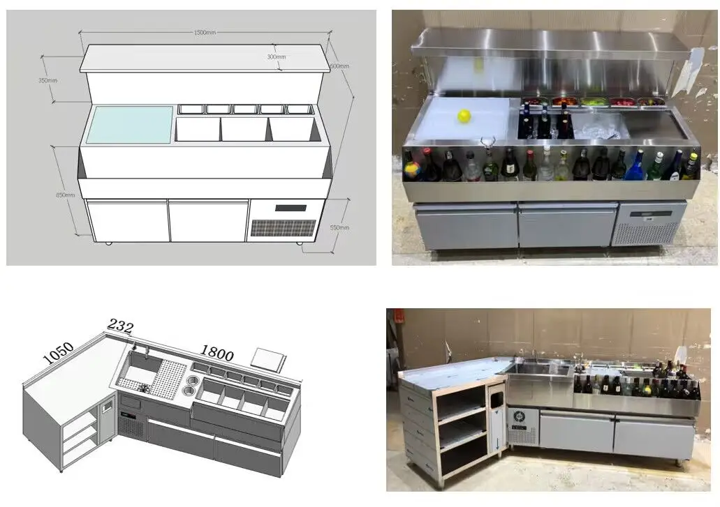 Mobile Bar Station - Durable Kitchen Equipment by YITUO