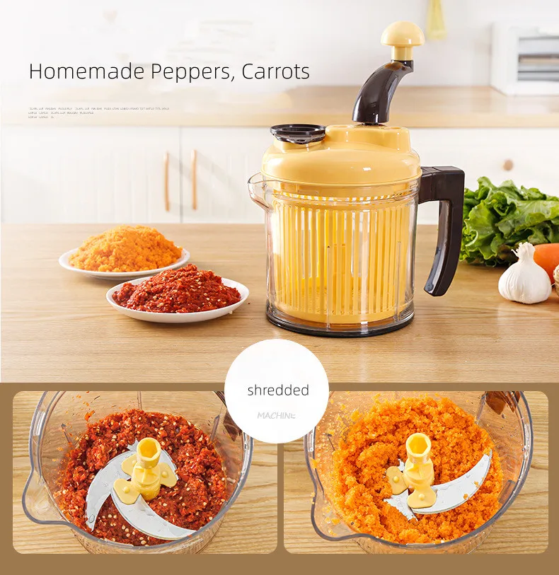 Multifunction Mini Food Choppers Meat Mixer And Vegetable Grinder Hand ...