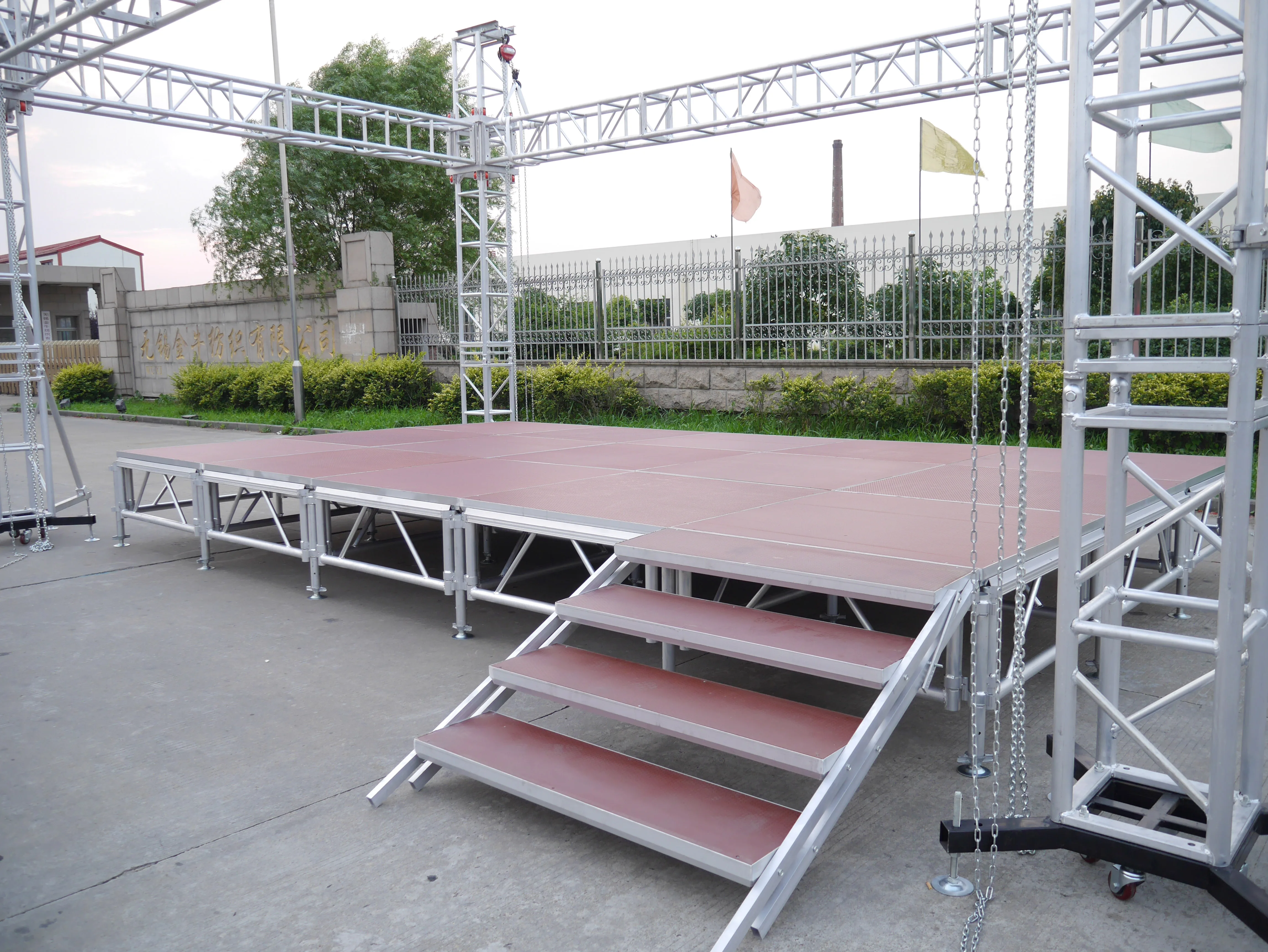 Aluminum Roof Truss System with Stage for Concert Aluminum Stage ...