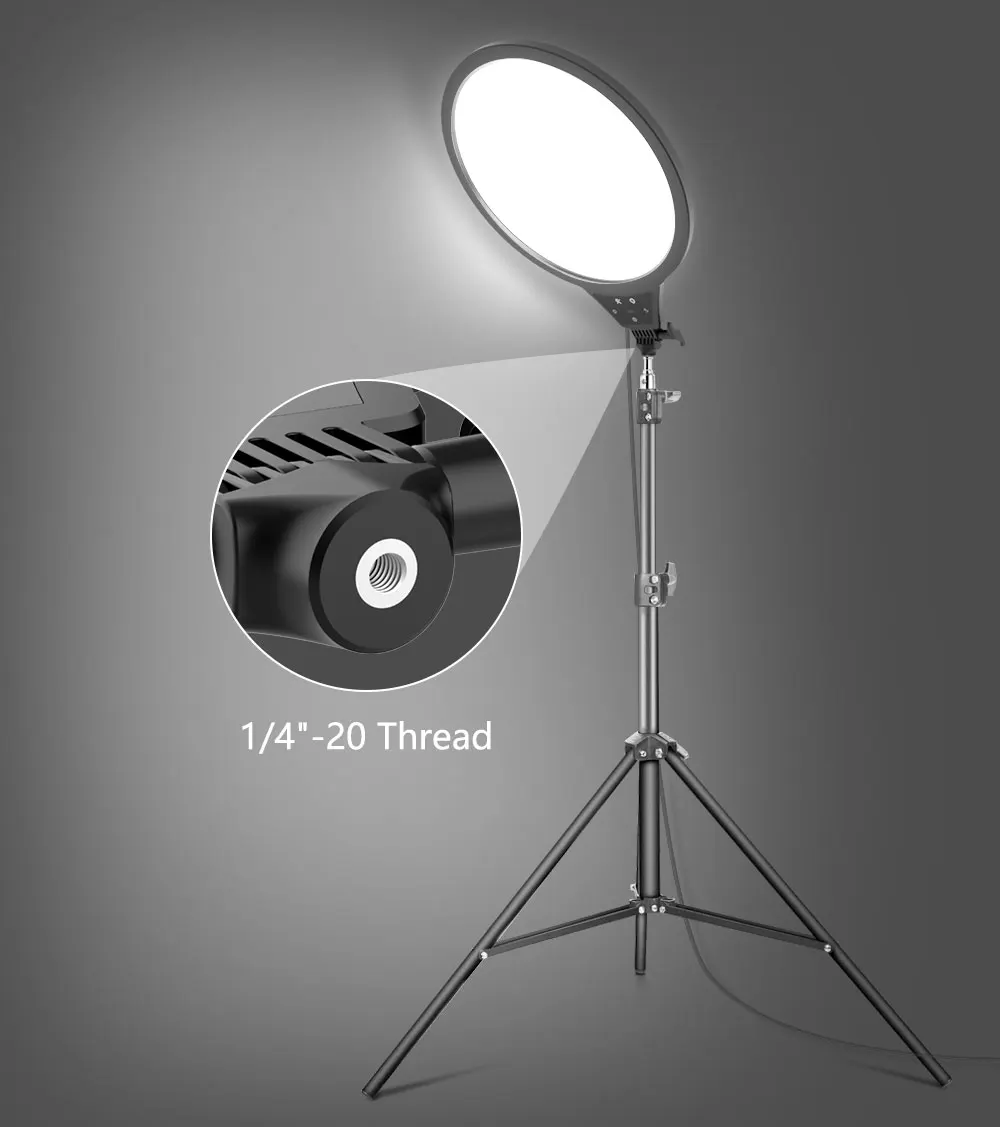 Luxceo R10c Led Photography Lighting Round Shape Rgbw Adjustable 12 ...