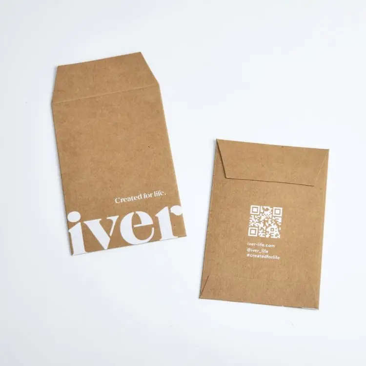 Custom Eco Friendly Recyclable Paper Packaging Mini Kraft Seed ...
