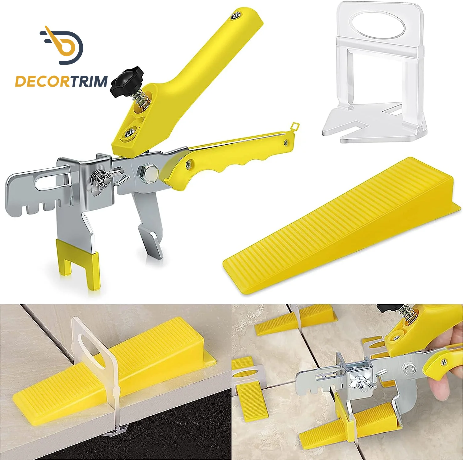 Prolink Metal Tile Leveling System Plier Spacers Clips and Reusable ...