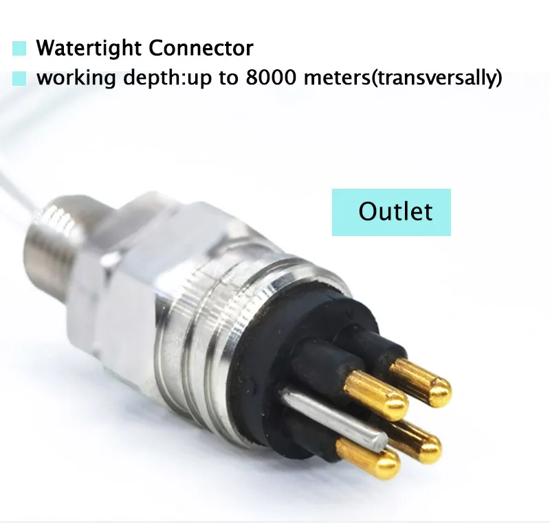 Rov Connector Underwater 4 Pin Inline Plug Socket Subsea Standard ...