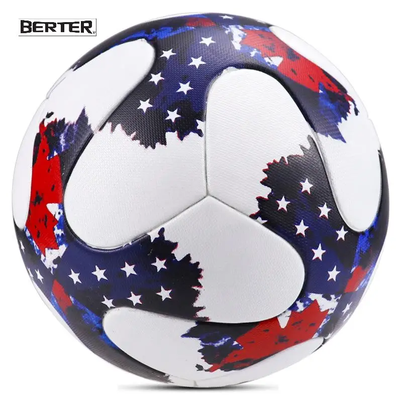 Seamless Official Size Standard Football Pu Leather Material Heat ...