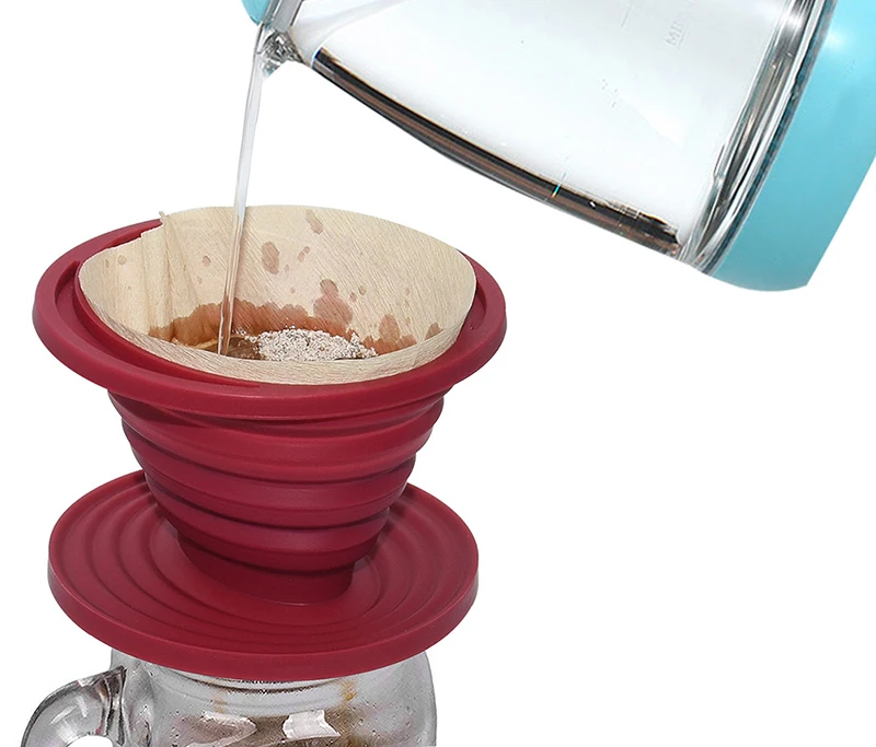 Customizable Collapsible Portable Pour Over Cone Coffee Filter Bpa Free ...