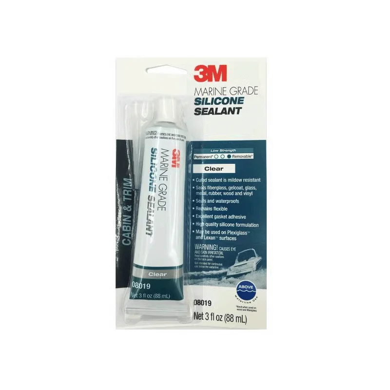 船用胶粘剂硅酮密封胶3m 08029 08019胶船游艇修理填缝密封| Alibaba.com
