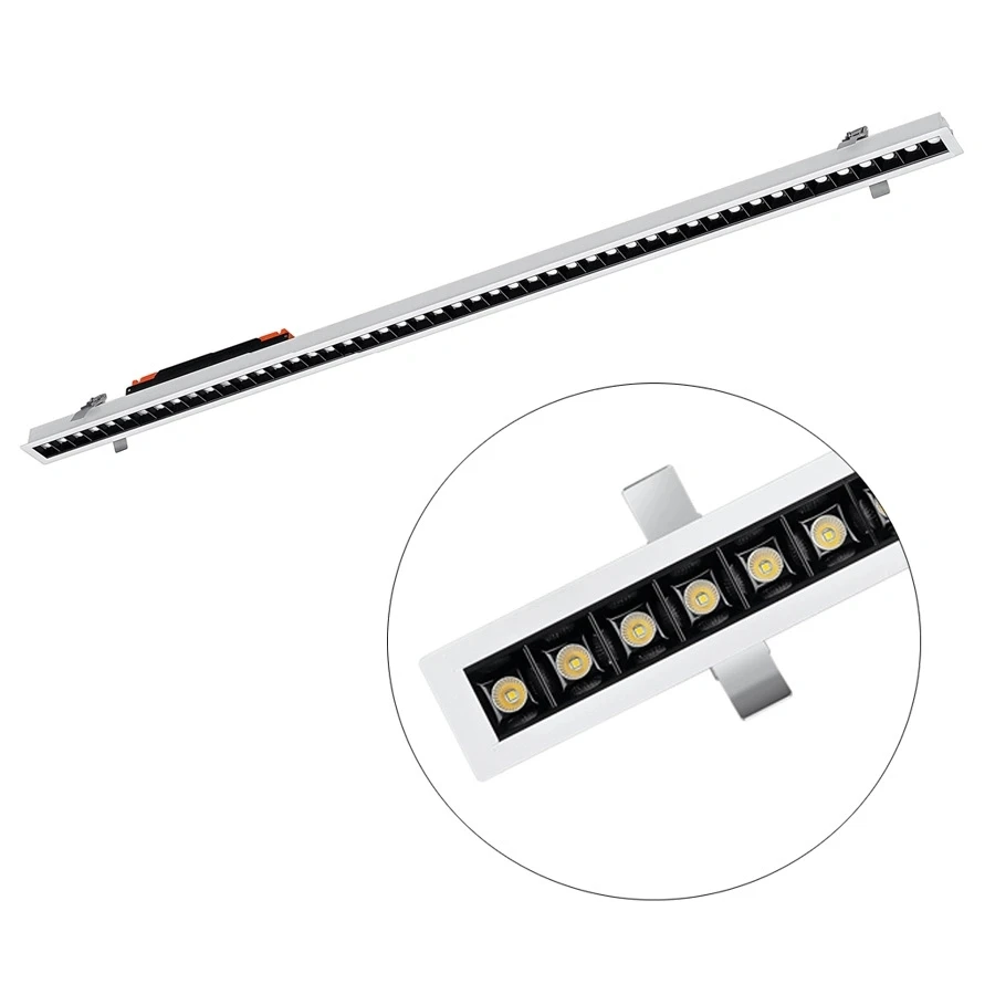 40W Recessed Direct Indirect LED Linear Light Fixtures