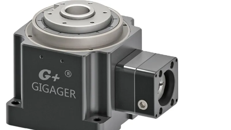 90 Degree Gearbox Hollow Rotary Table Hollow Rotating Platform High ...