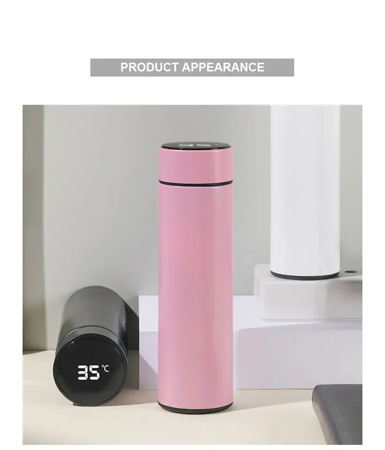 Digital Led Temperature Display Vacuum Flasks Thermoses Gift Set ...