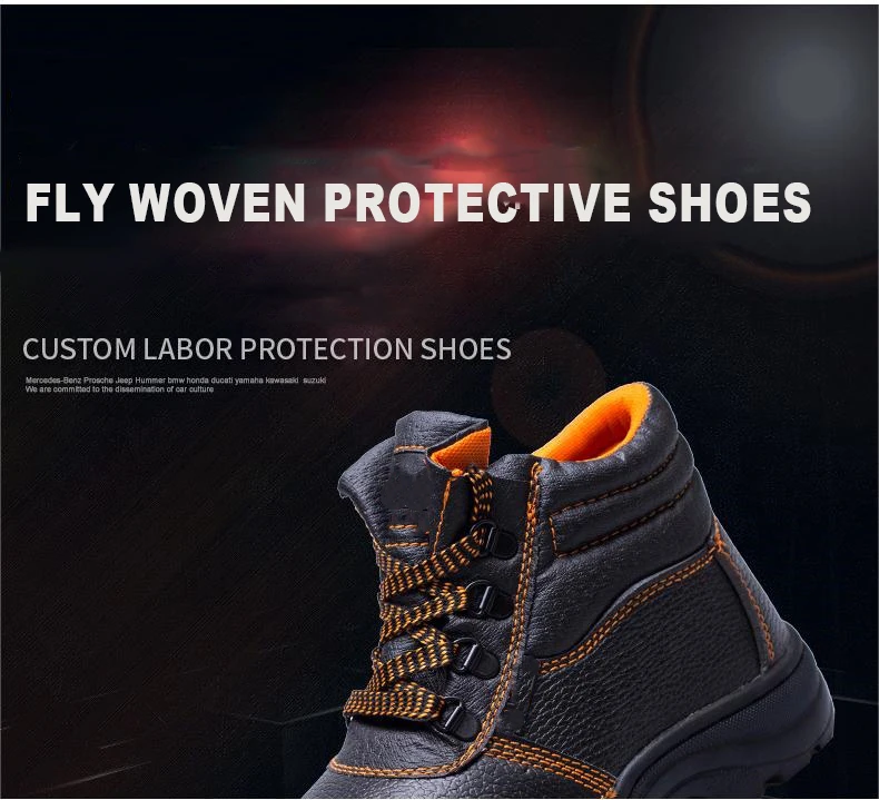 Hot Selling Four Seasons Anti-puncture Steel Toe Anti slip Custom ...